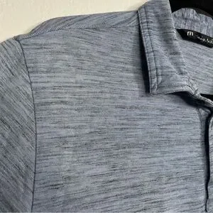 Travis Mathew | Shirts | Travis Mathew Blue With Black Heathering ...